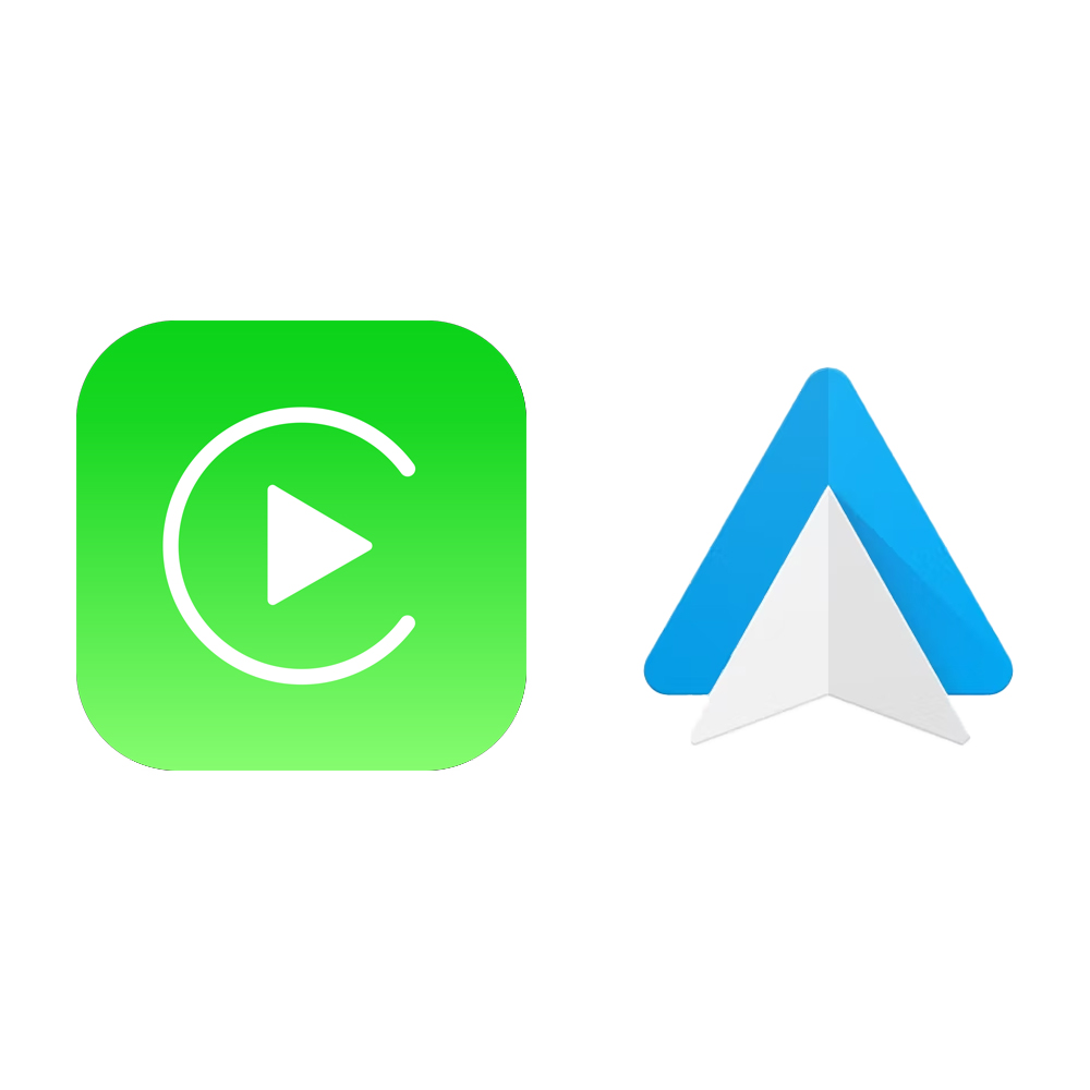 Logo carplay android - D&B Inbouwstation